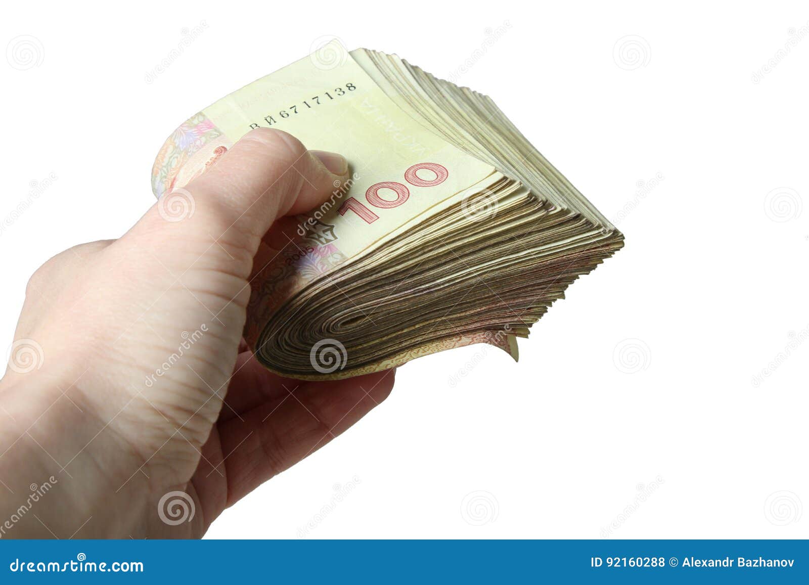 Bundle of money stock photo. Image of bank, buying, business - 92160288