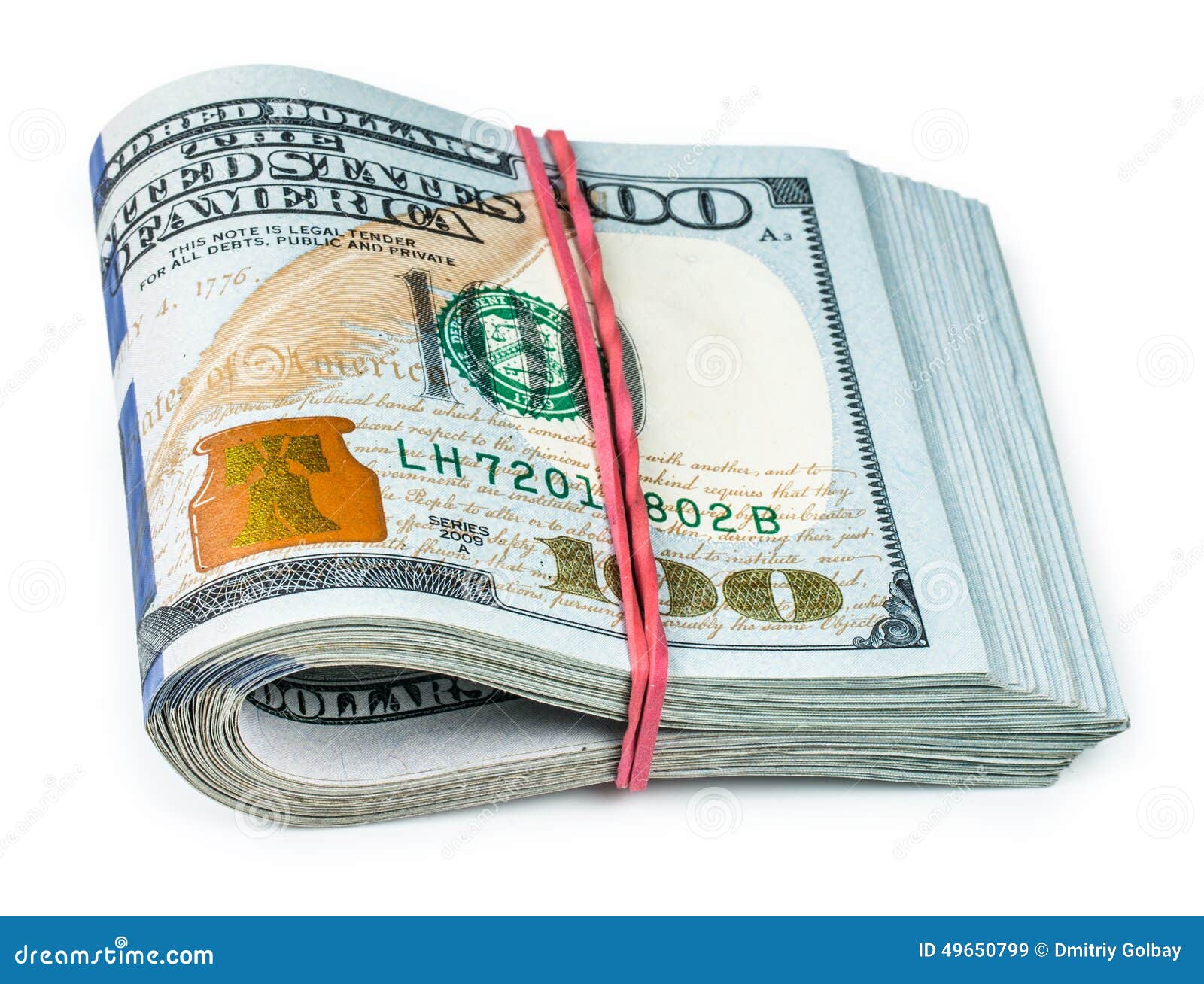 Bundle of Money stock image. Image of business, closeup - 49650799