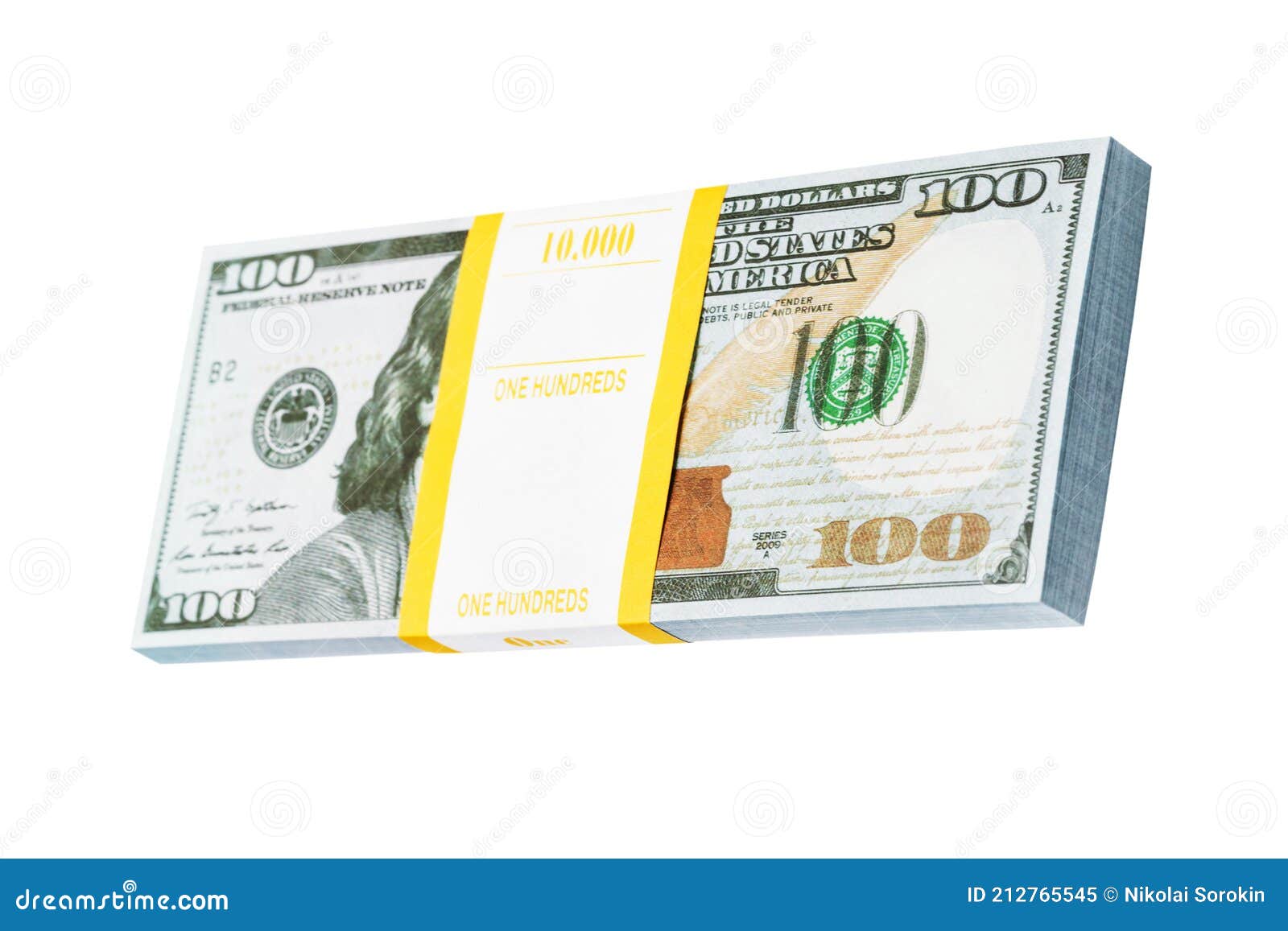 Bundle of money stock image. Image of cash, money, credit - 212765545