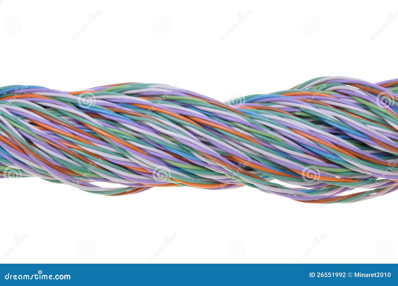 Bundle of network cables stock photo. Image of abstract - 26551992