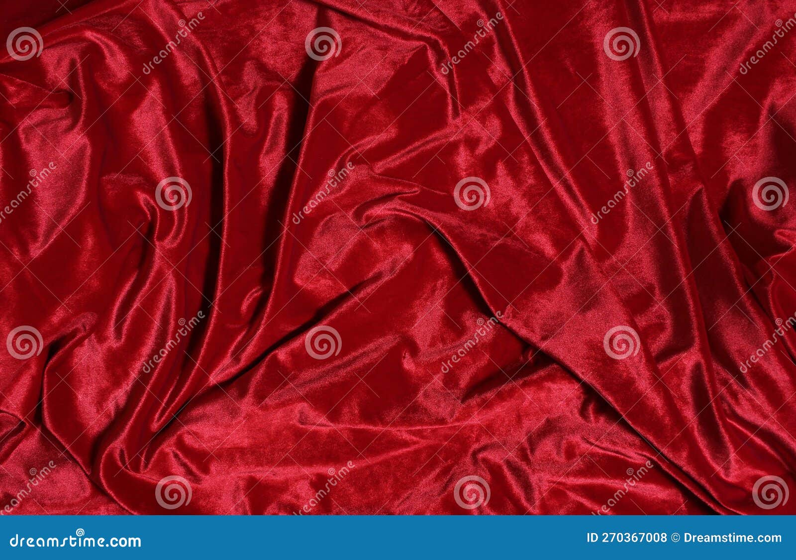 Bundle of Red Velvet Fabric Overhead View Stock Photo - Image of soft ...