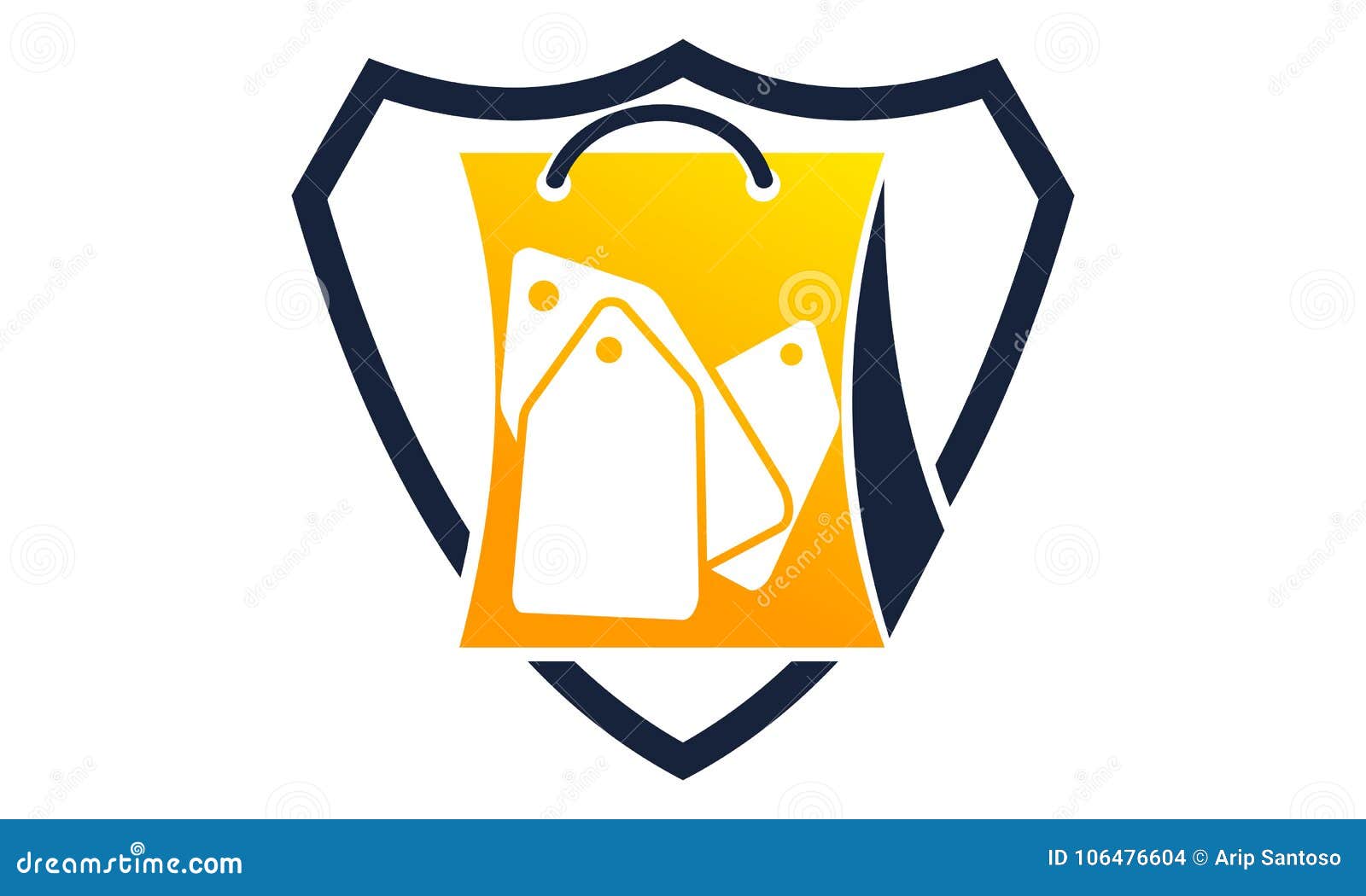 Bundle Shopping Logo Design Template Stock Vector - Illustration of ...