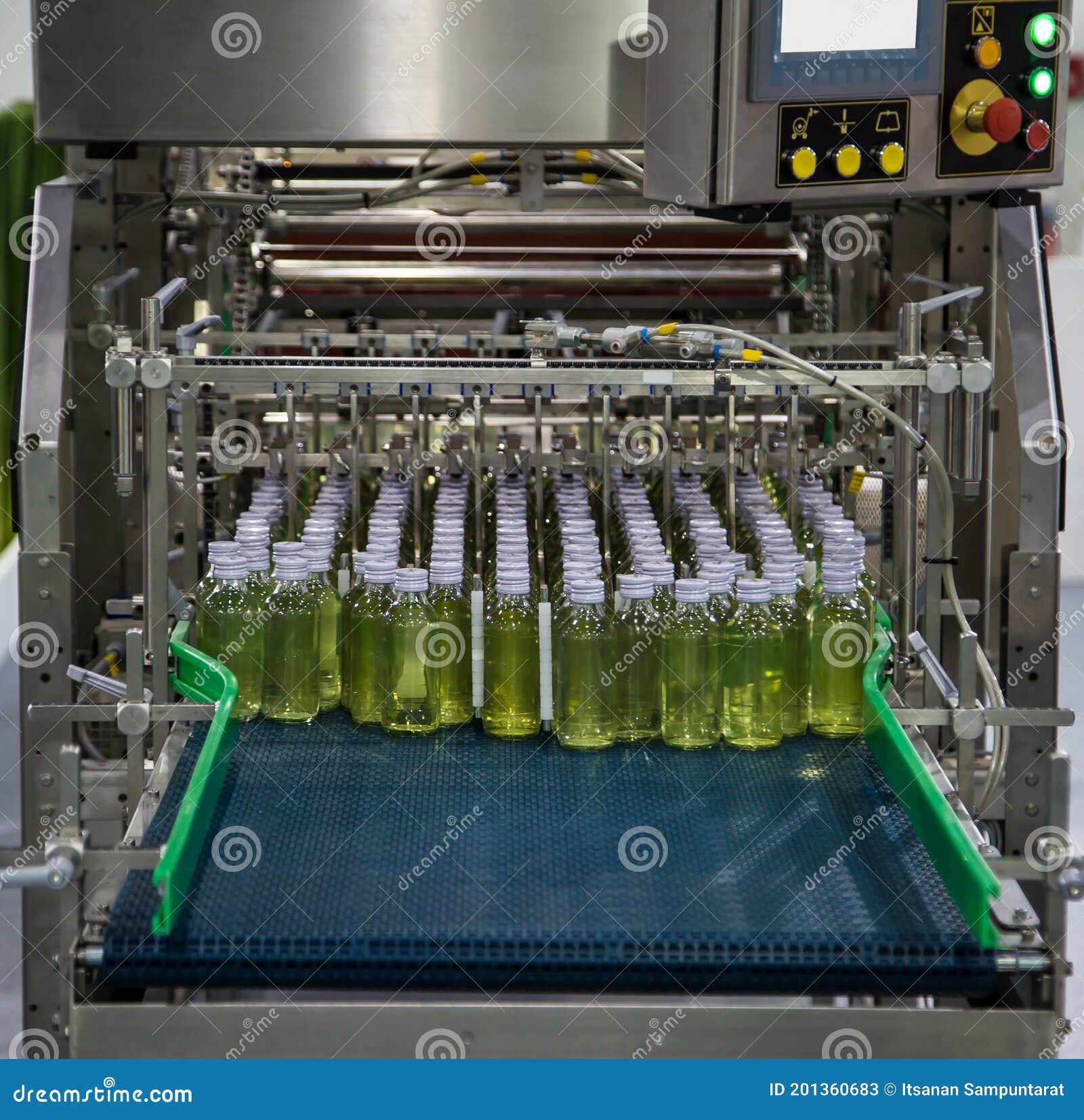 Bundle Shrink Wrapping Machine Stock Image - Image of factory ...