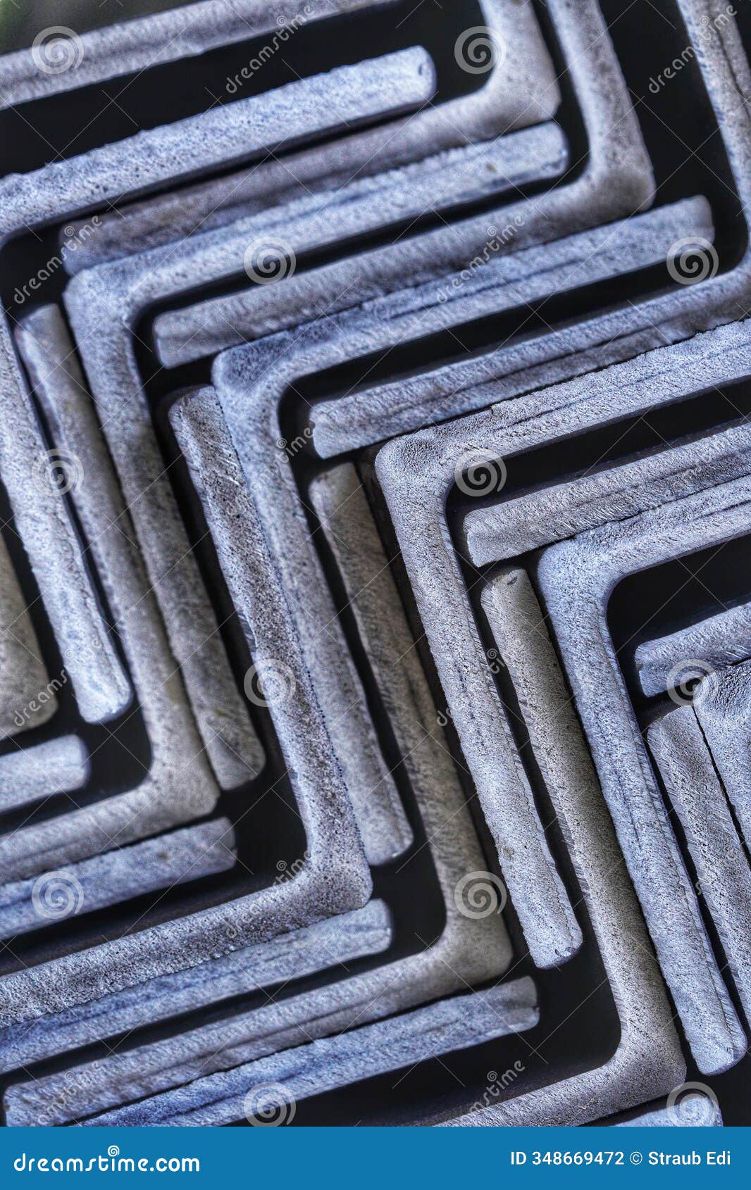 A Bundle of Steel Angles - Closeup Stock Photo - Image of iron, steel ...