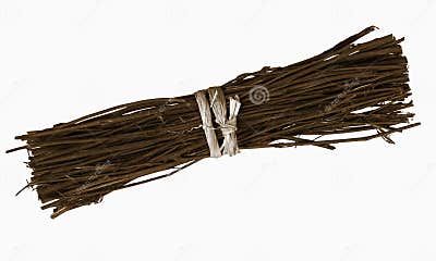 Bundle of Twigs, Isolated Over White Stock Photo - Image of bundle ...