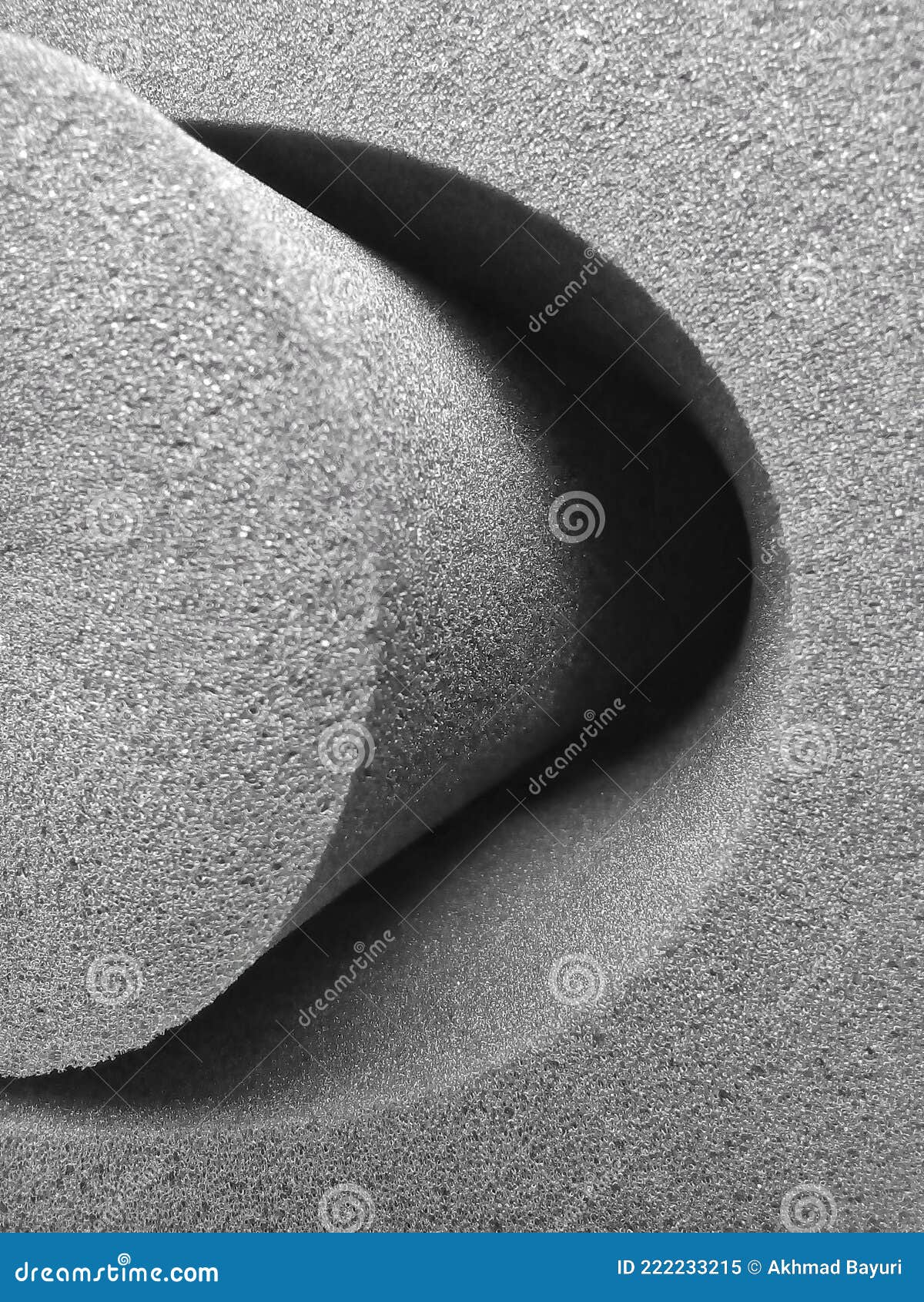 Coarse Texture of Gray Sponge Foam Material Stock Image - Image of ...