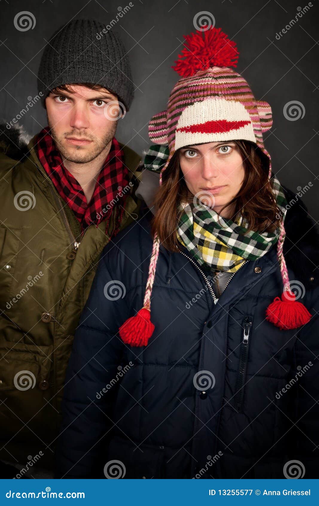 Bundled Up Couple stock image. Image of boyfriend, girlfriend - 13255577