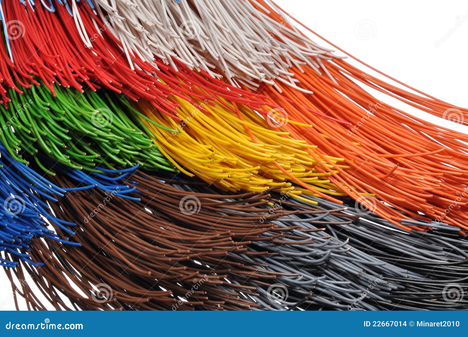 Bundles of cables stock photo. Image of blue, communication - 22667014