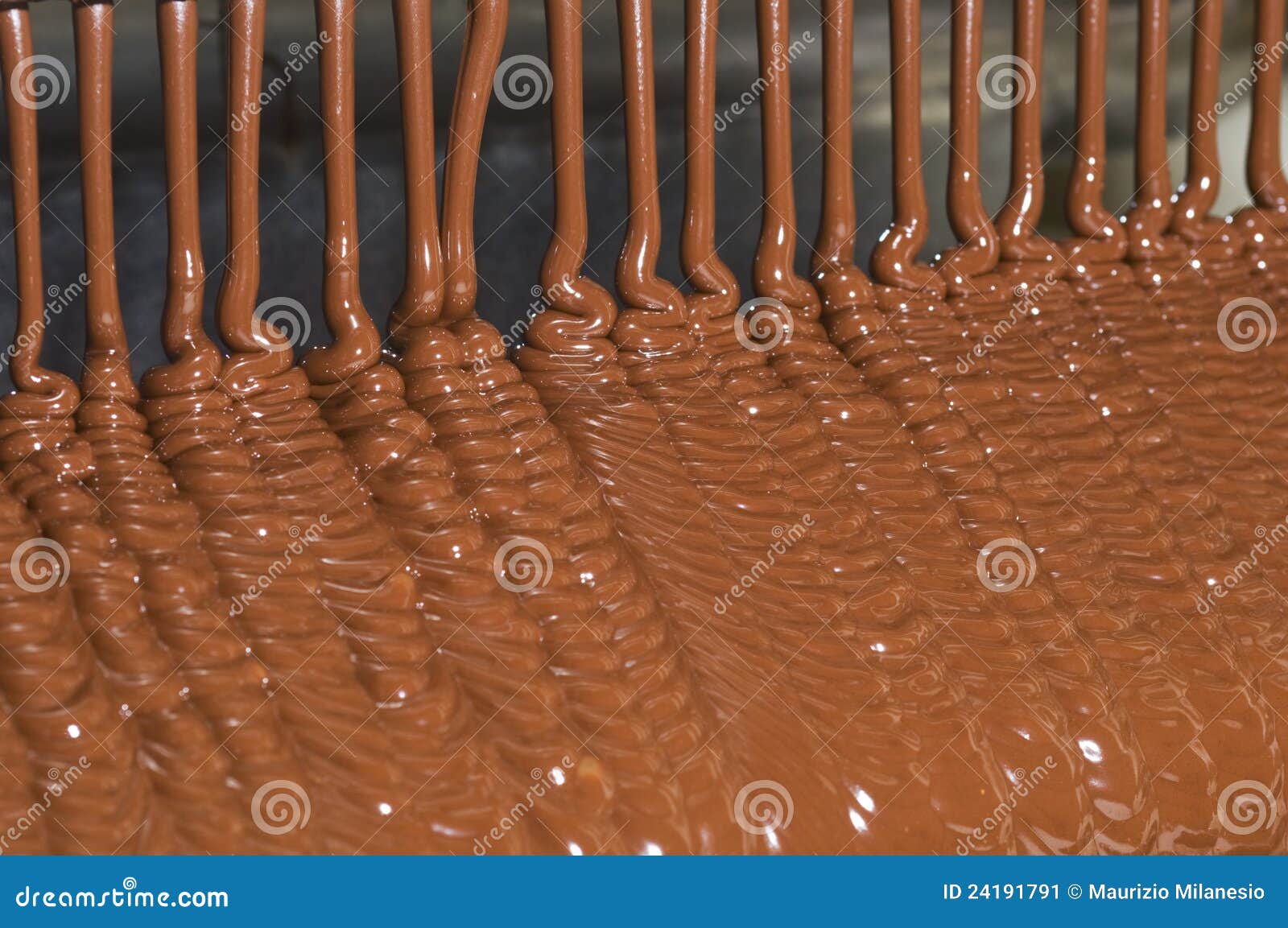 Bundles of Liquid Chocolate Stock Image - Image of dessert, pouring ...