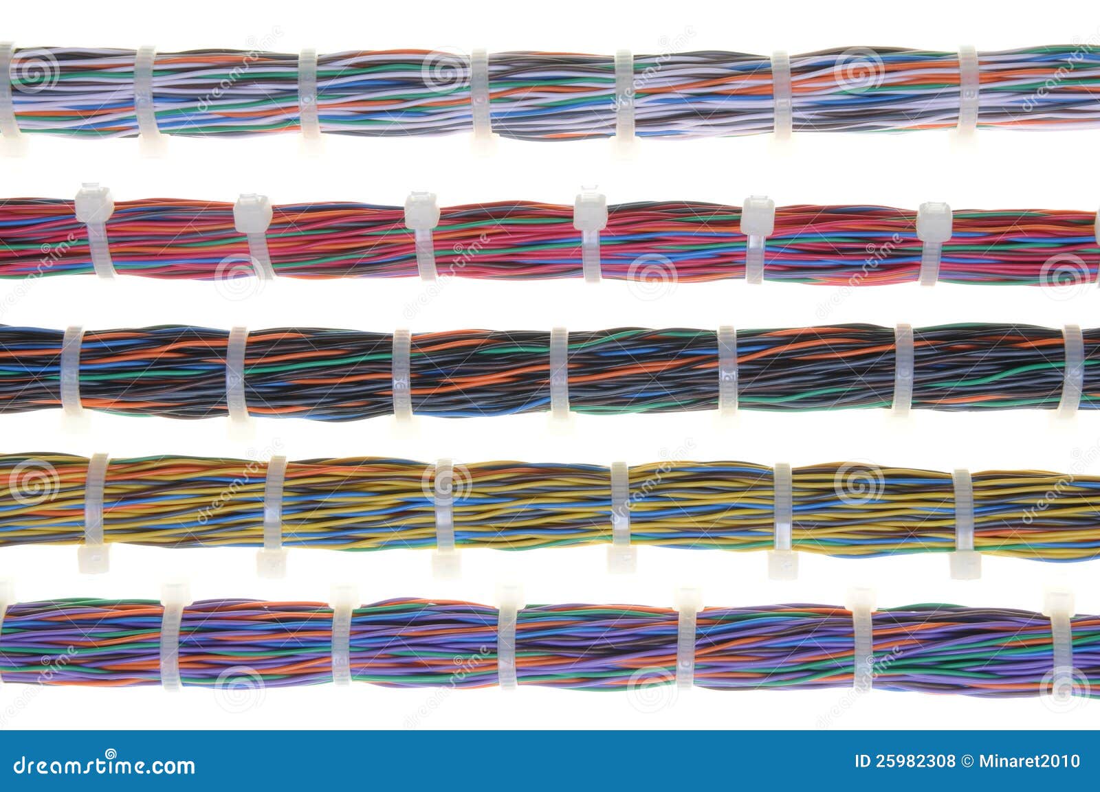 Bundles of network cables stock photo. Image of connection - 25982308
