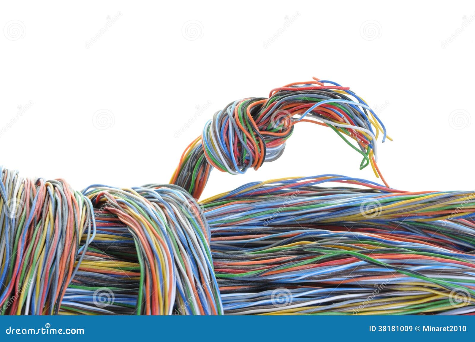 Bundles of network cables stock image. Image of background - 38181009
