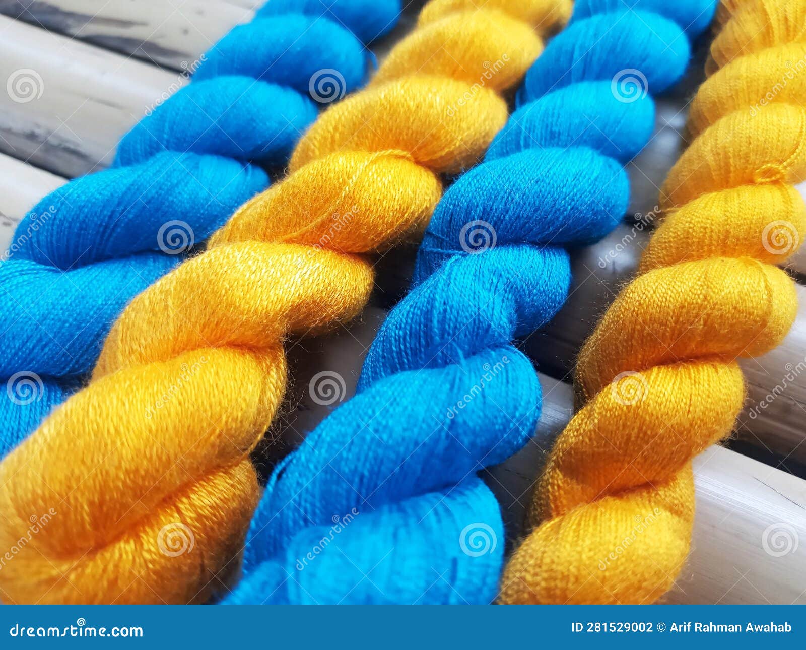 Bundles of Threads during the Process of Making Traditional Indonesian ...