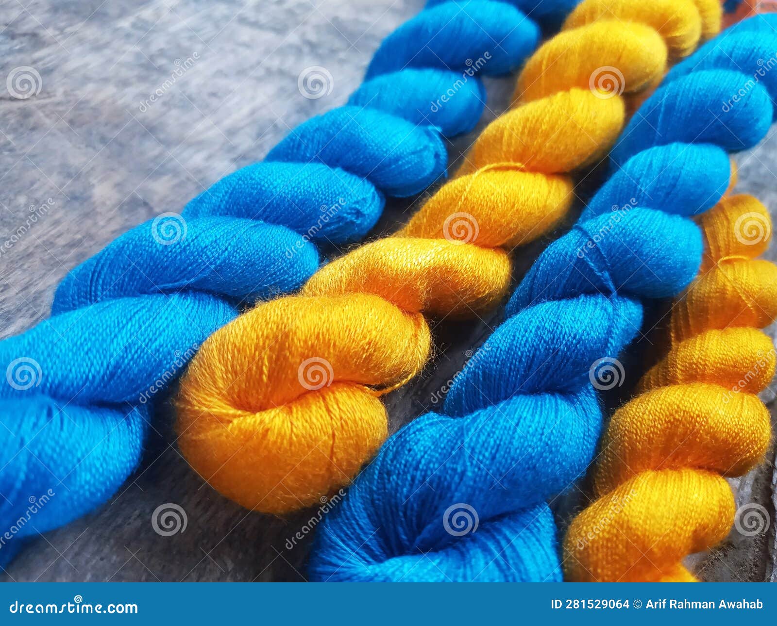 Bundles of Threads during the Process of Making Traditional Indonesian ...