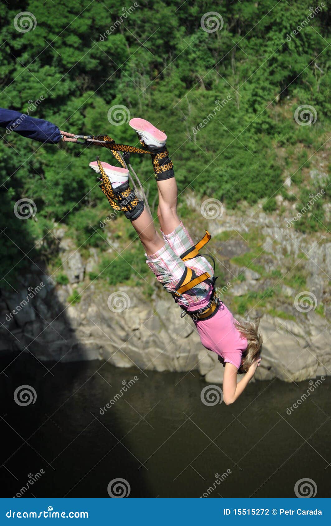 Bungee stock photo. Image of summer, rock, adrenalin - 15515272