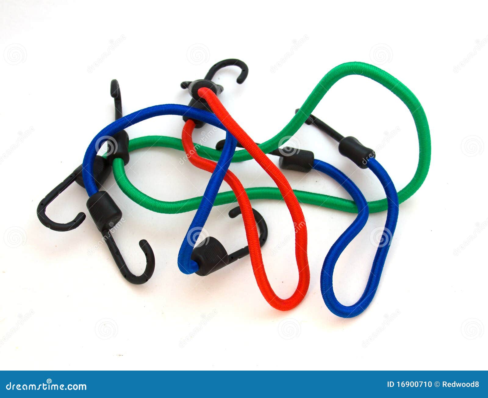 Elastic Bungee cords stock photo. Image of colours, knots - 16900710