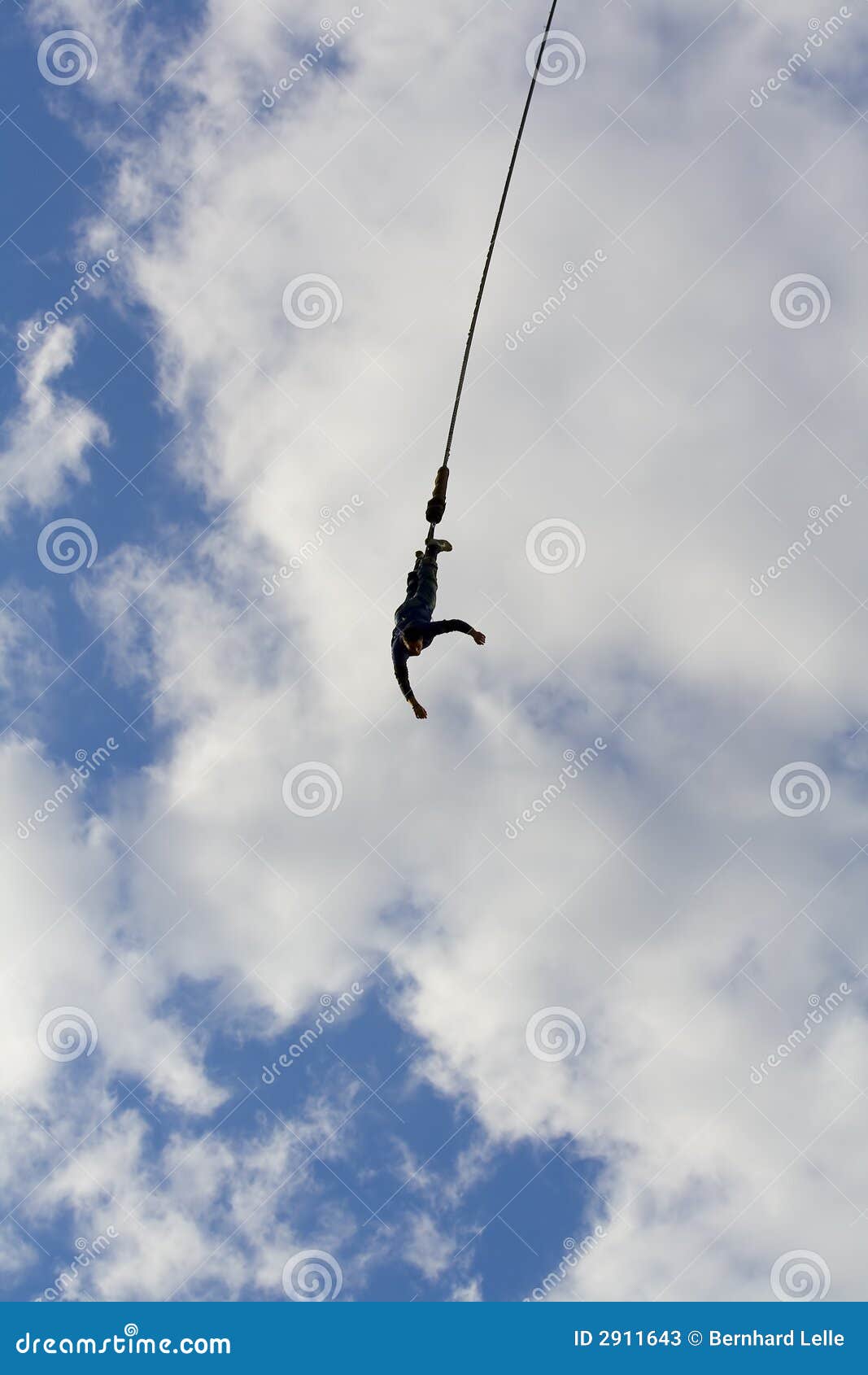 Bungee Jumper stock image. Image of blue, bungee, adrenalin - 2911643