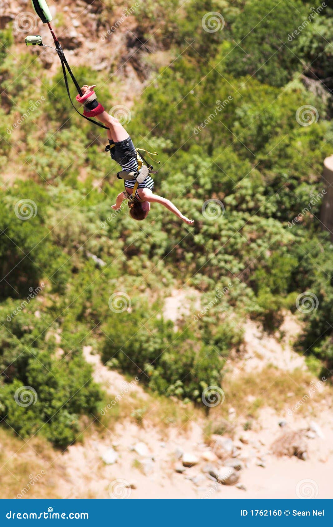 Bungee jumper #7 stock photo. Image of gouritz, female - 1762160