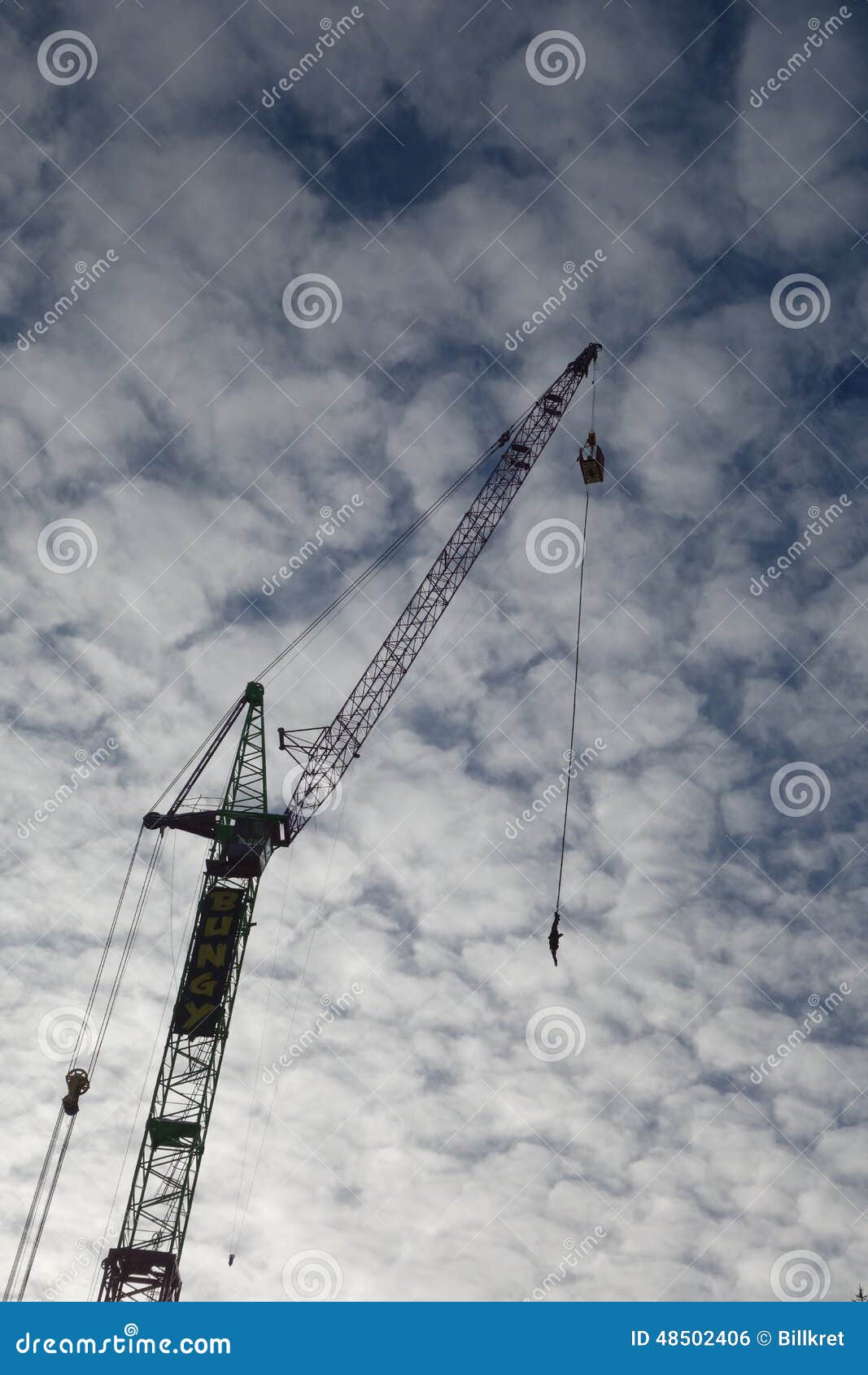 Bungee Jumping stock photo. Image of person, jumper, large - 48502406