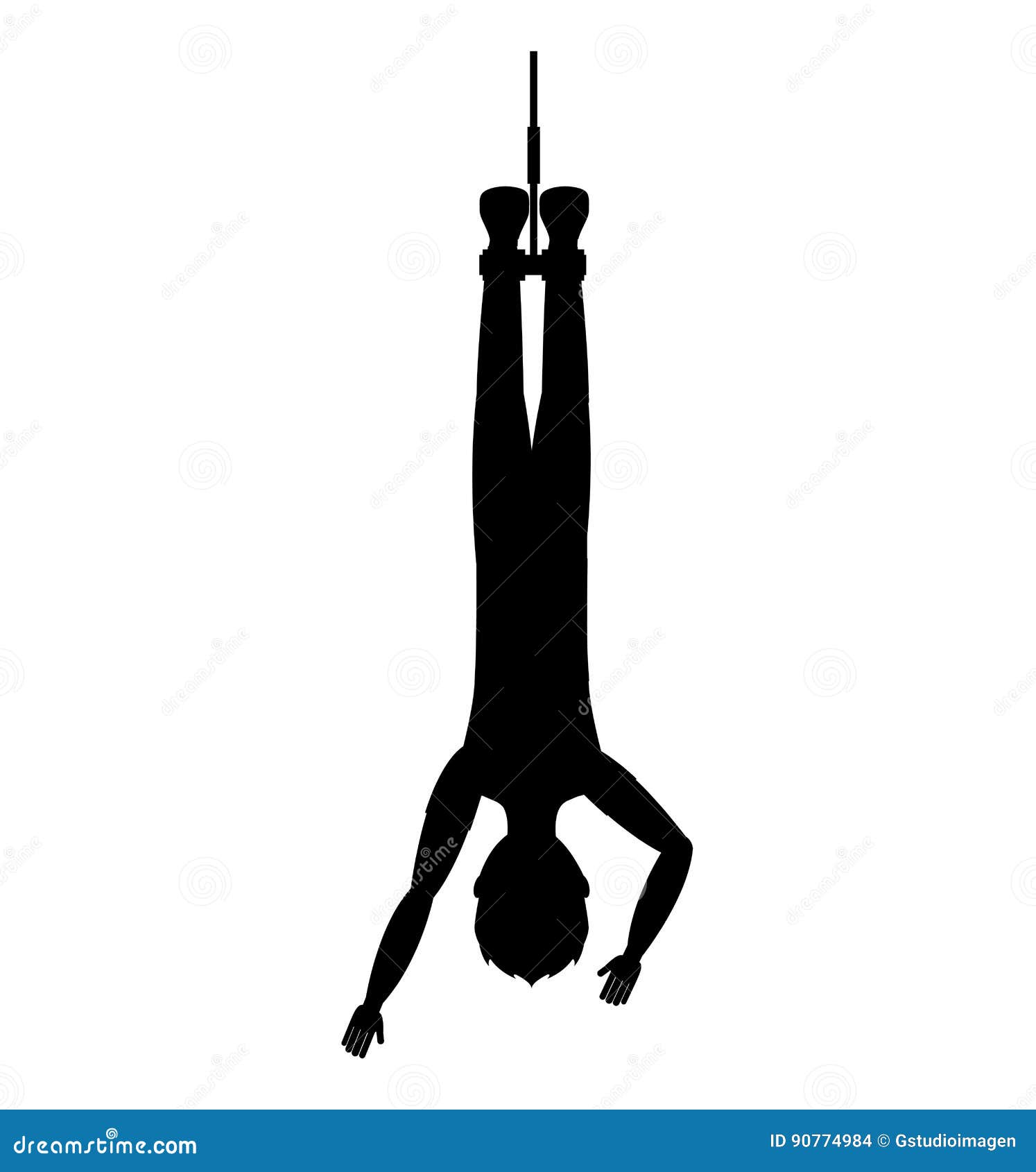 Bungee Jumping Extreme Sport Stock Vector - Illustration of design ...