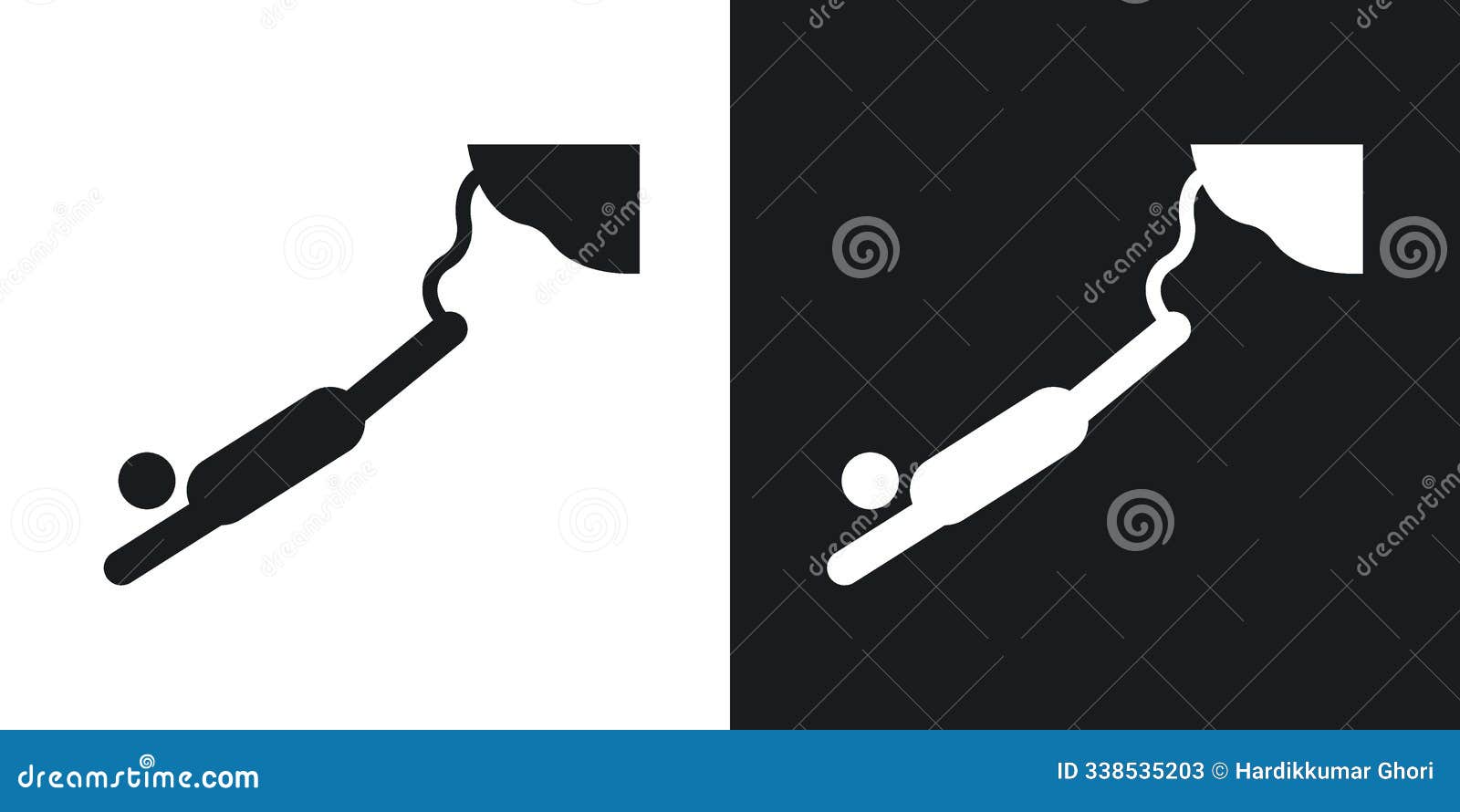 Bungee Jumping Icon Vector Set on White Background Stock Vector ...