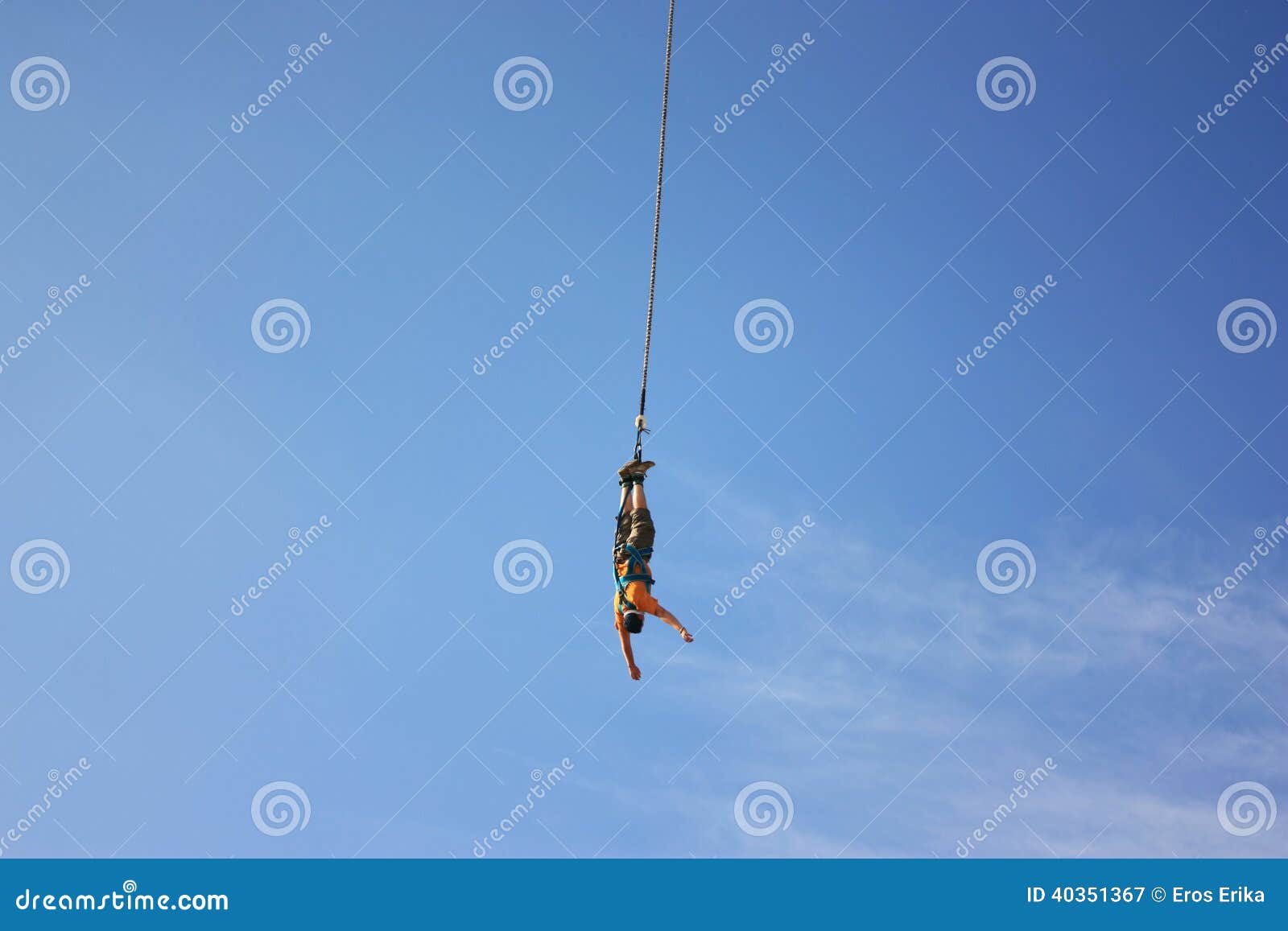 Bungee jumping stock image. Image of enjoy, activity - 40351367
