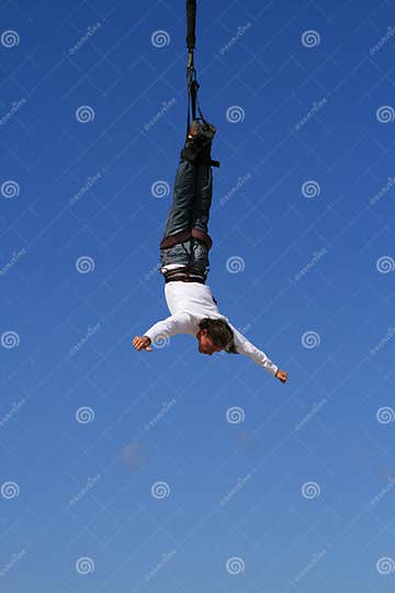 Bungeejumping stock photo. Image of leisure, flyning, action - 6065328