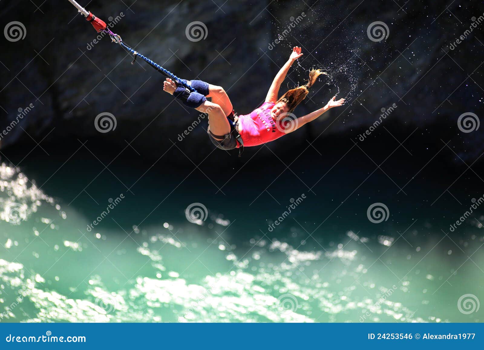 Bungy Jumping editorial photo. Image of sport, cord, river - 24253546
