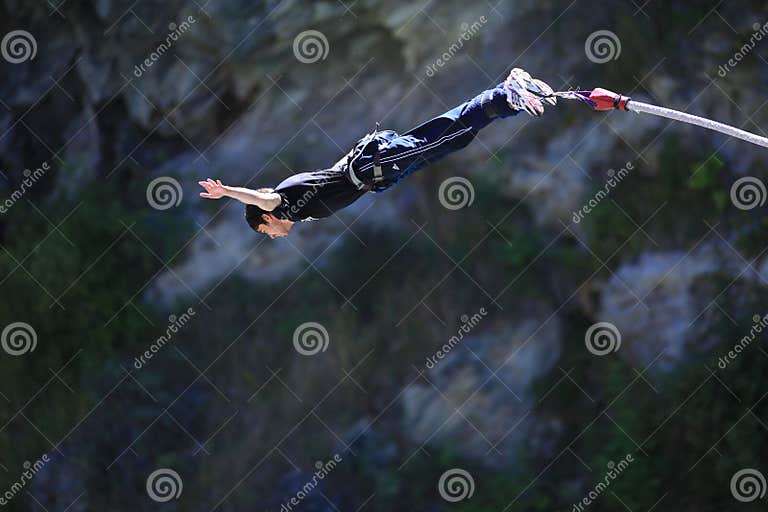 Bungy Jumping editorial stock image. Image of gravitational - 24253549