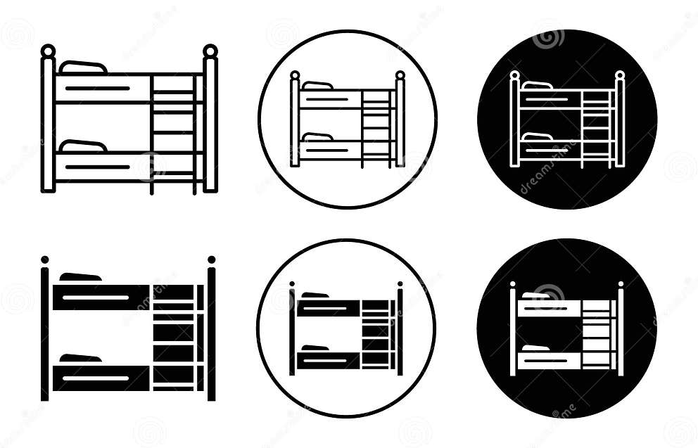 Bunk Bed Icon Stock Illustration Illustration Of Sleep 325373969