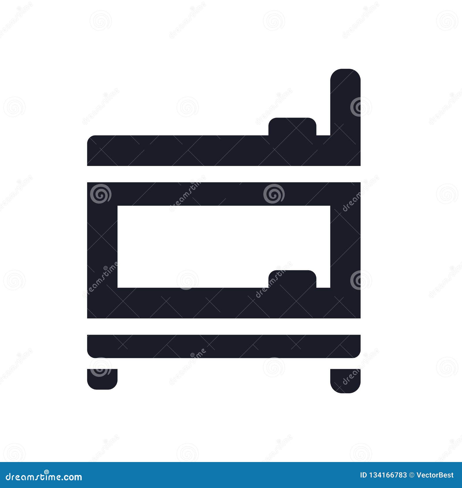 Bunk Icon Vector Isolated On White Background, Bunk Sign ...