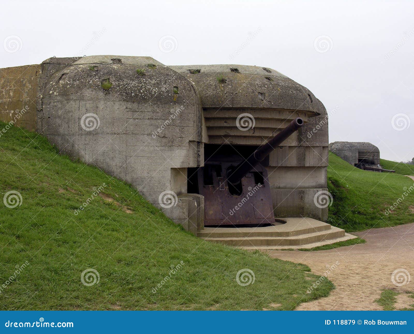 Bunker stock image. Image of army, artillery, normandy - 118879