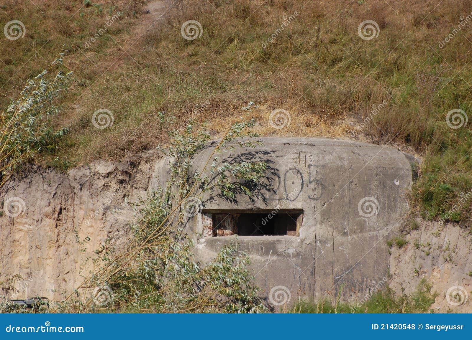 Bunker stock photo. Image of fort, bunker, abandoned - 21420548
