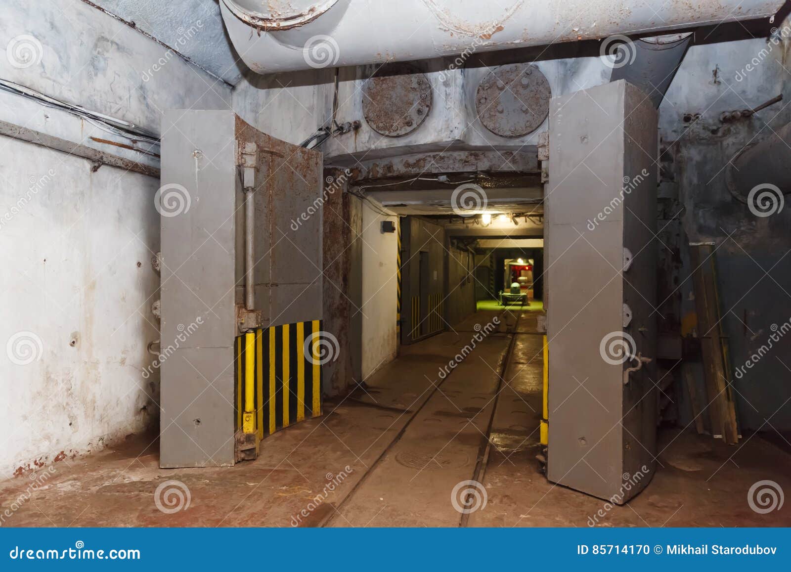 Bunker from Cold War, Object an Underground Submarine Base Stock Photo ...