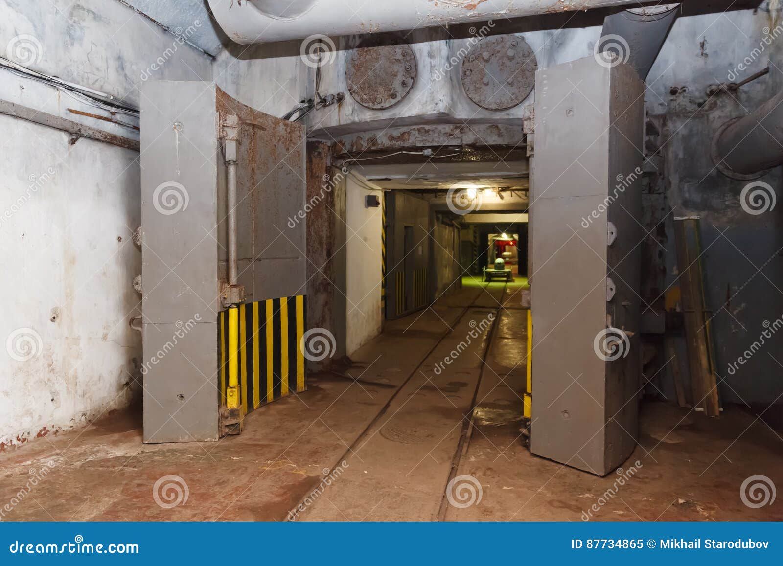 Bunker from Cold War, Object an Underground Submarine Base Stock Image ...