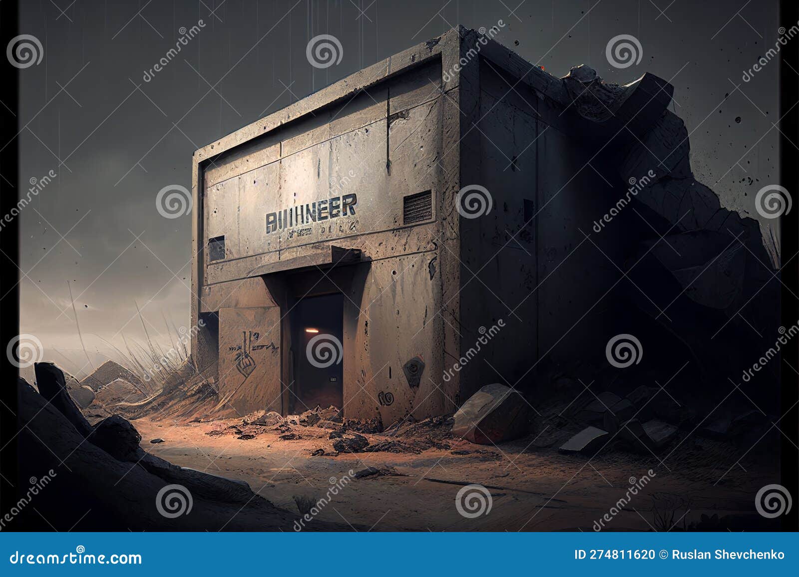 Bunker. Entrance To Underground Military Bunker. Armored Heavy Metal ... Bunker. Entrance To Underground Military Bunker. Armored Heavy Metal ...