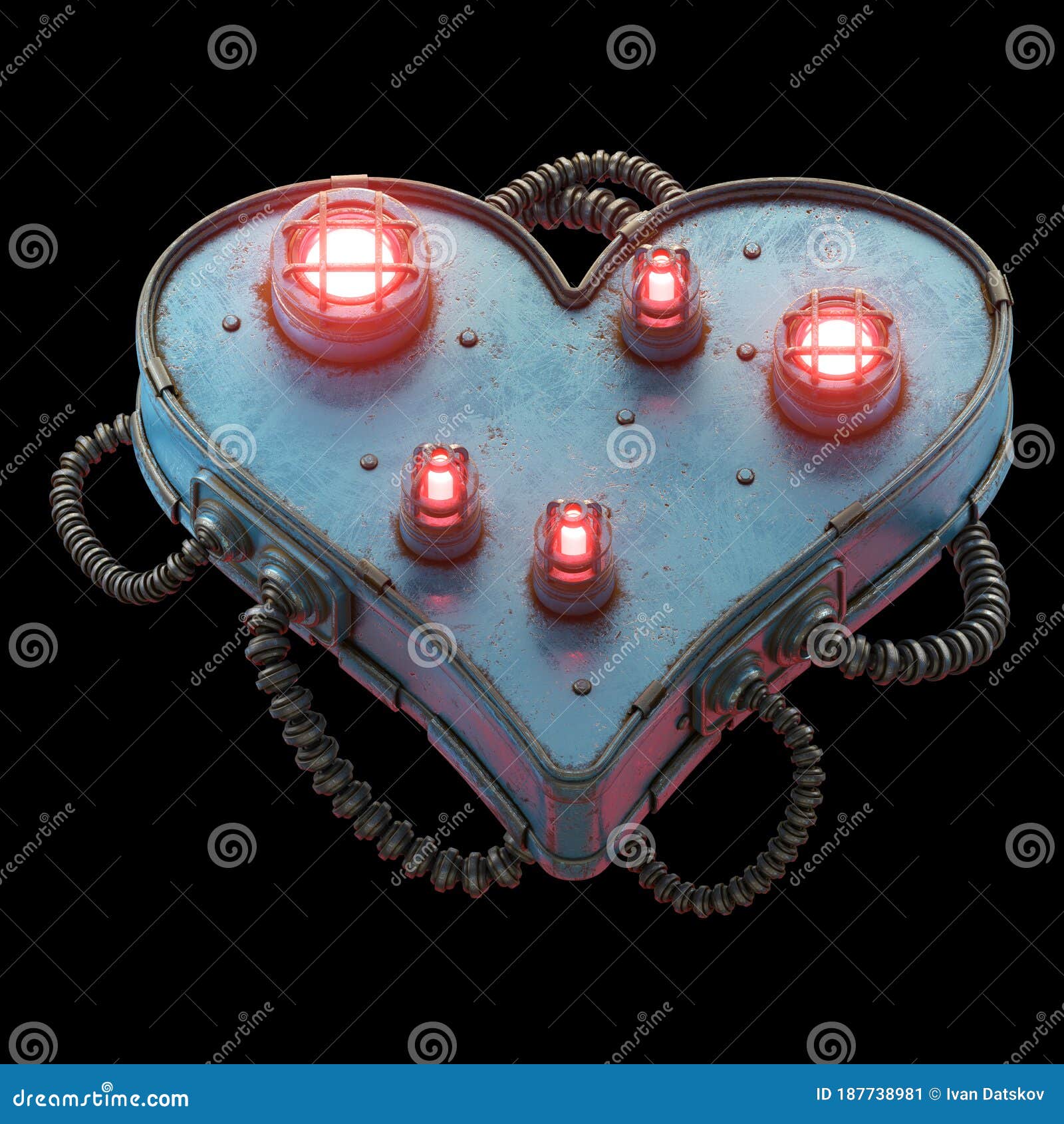 Bunker Red Light Font. Royalty-Free Illustration | CartoonDealer.com ...