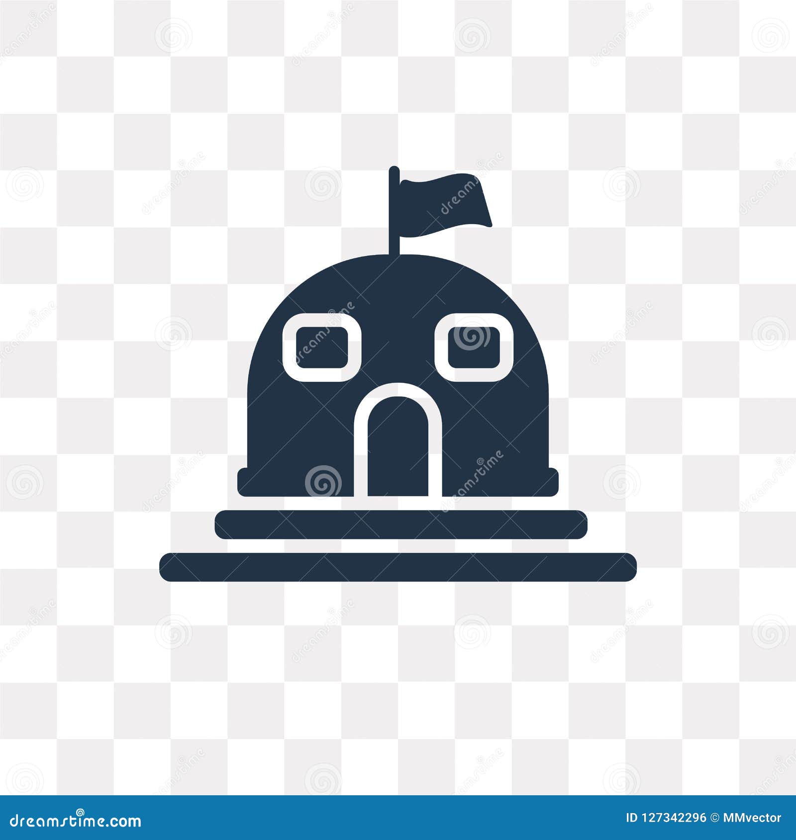 Bunker Icon Vector Sign And Symbol Isolated On White Background, Bunker ...