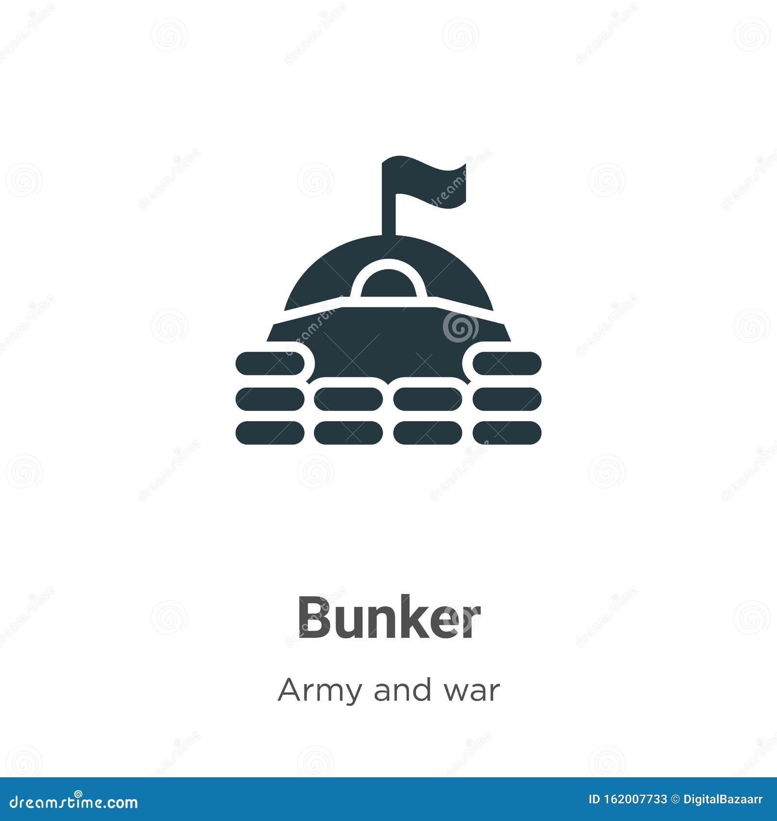 Bunker Vector Icon Isolated On Transparent Background, Linear Bu ...