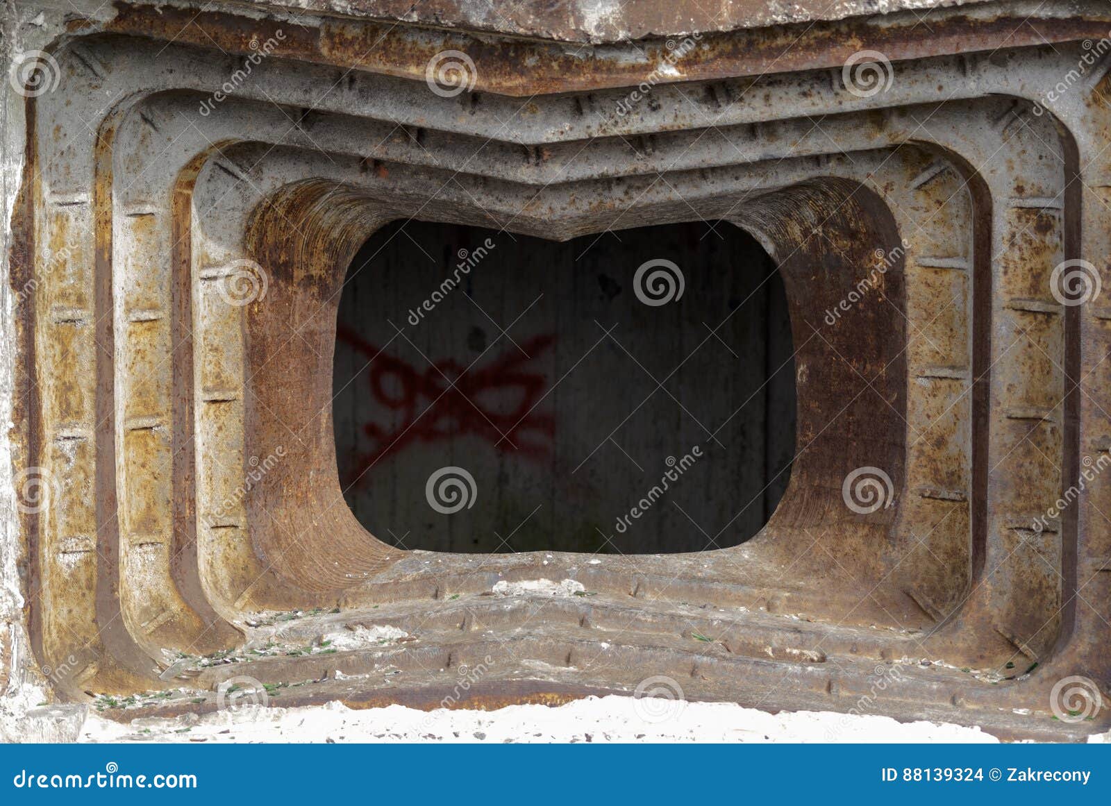 Bunker window stock photo. Image of window, polish, town - 88139324