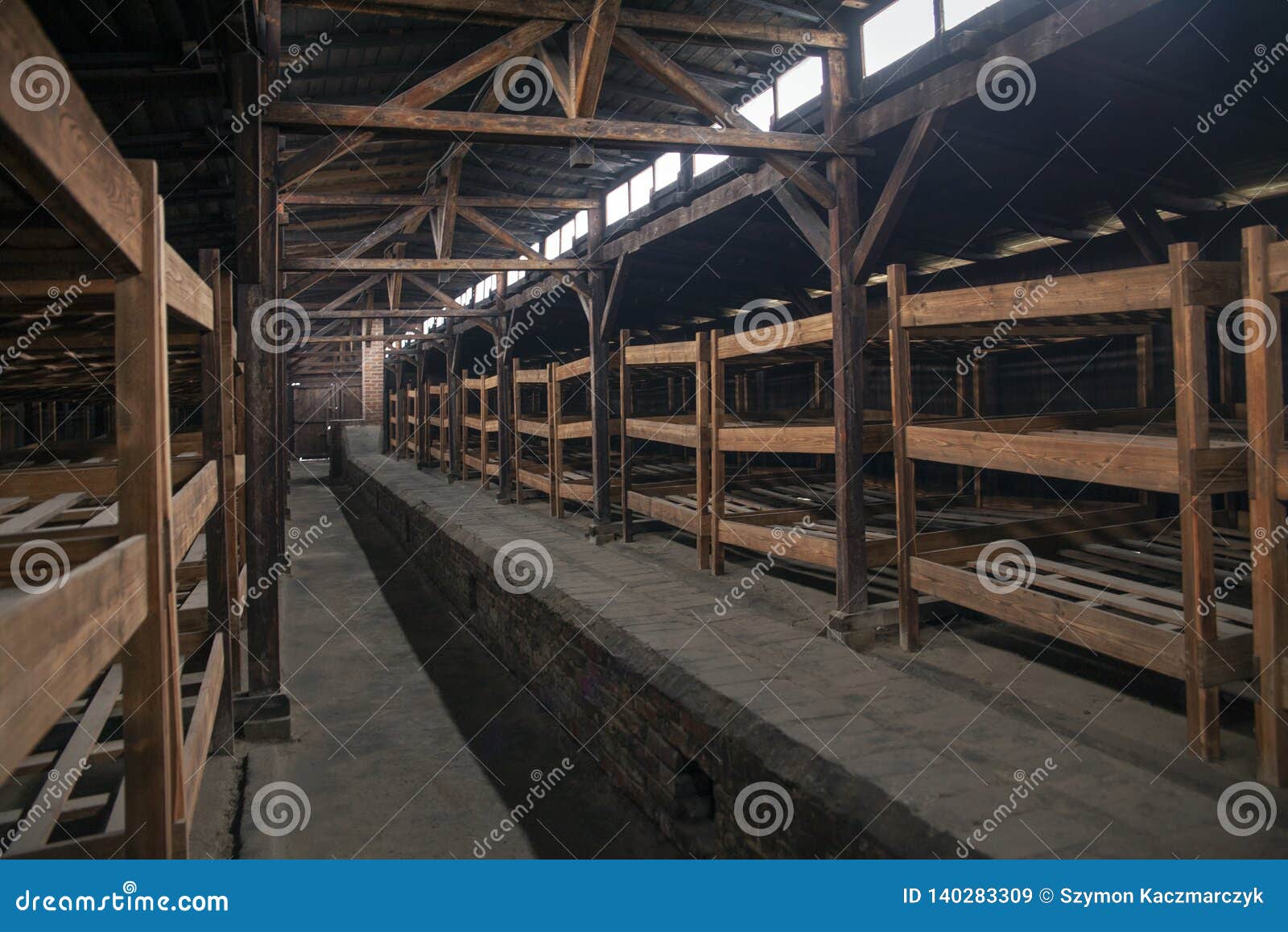 Bunks of Prisoners in the Barracks of the Concentration Camp. a ...