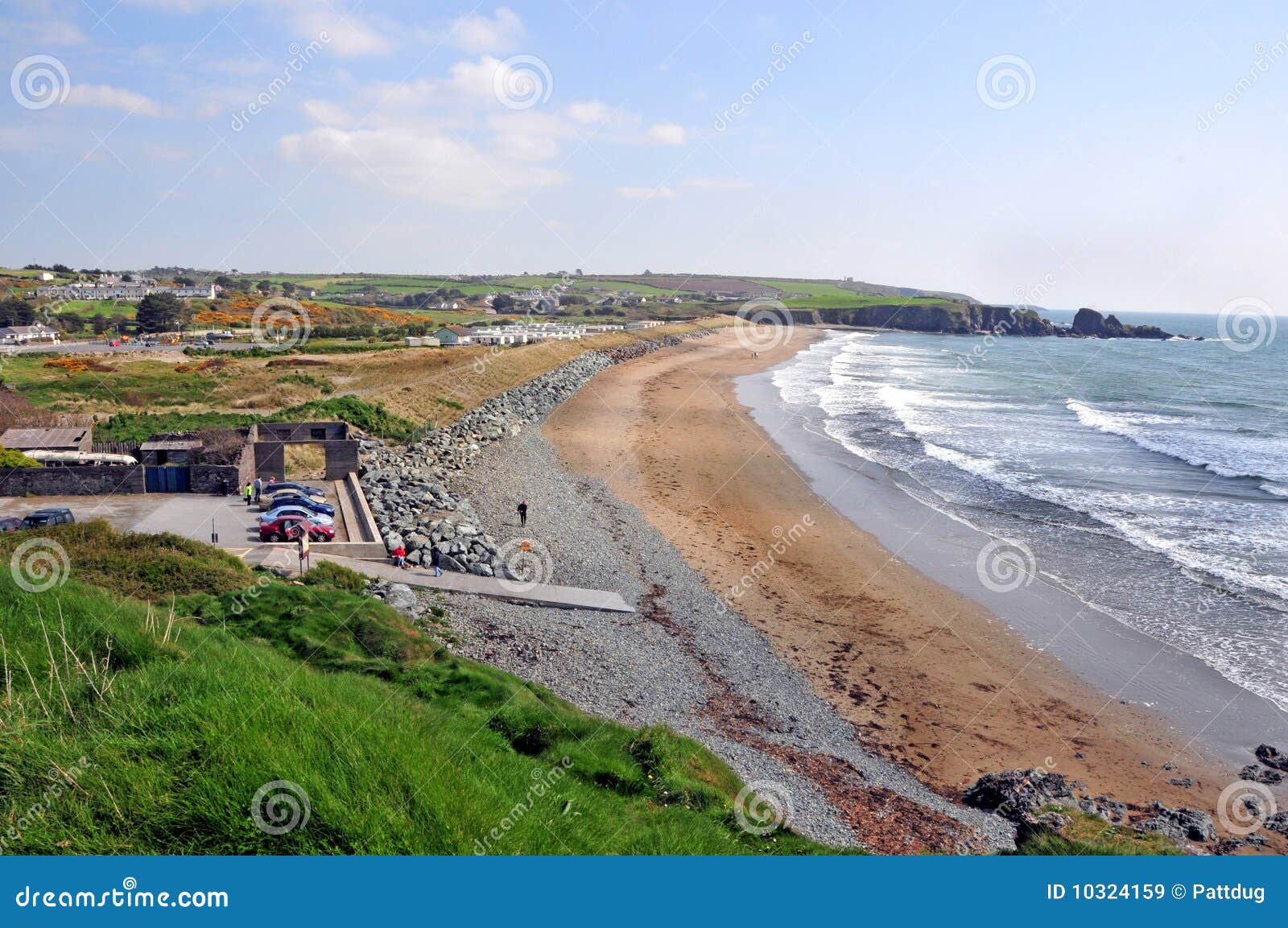 Bunmahon Strand stock image. Image of irishstrand, sandbeach - 10324159