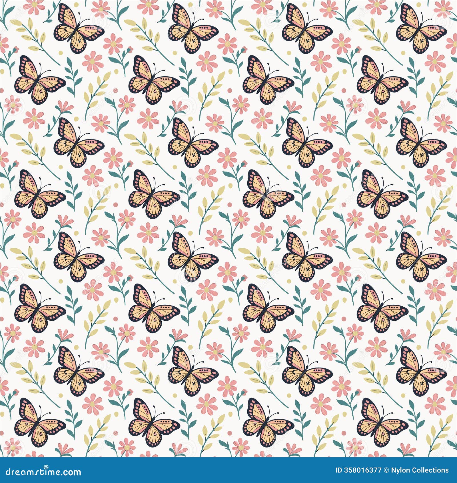 Bunnies Cartoonish Or Realistic Designs Pattern Design | CartoonDealer ...