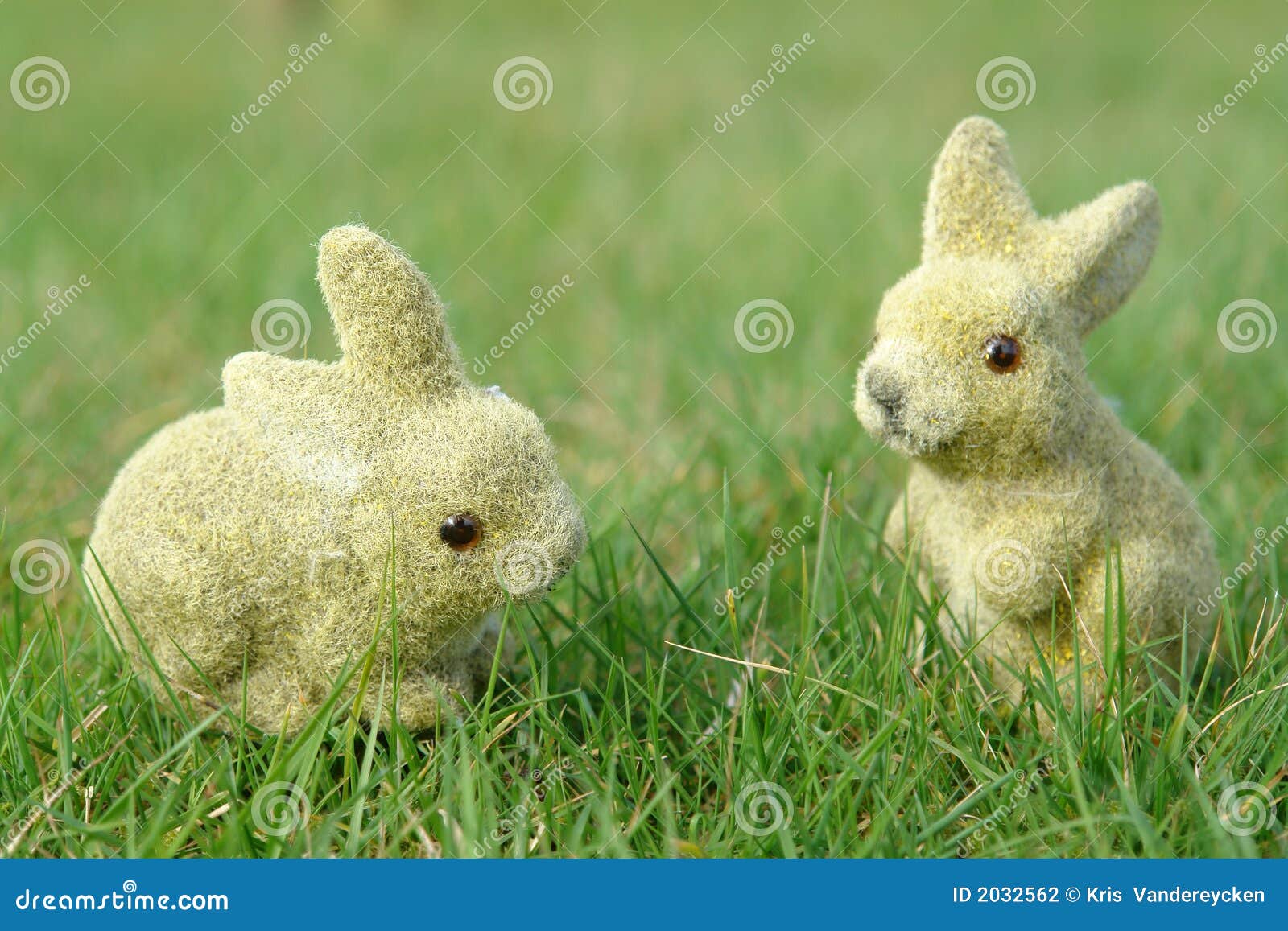 Bunnies in the garden stock photo. Image of grass, christian - 2032562
