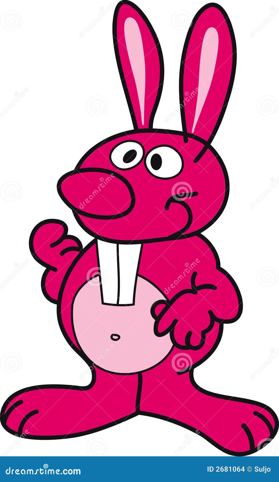 Bunny stock vector. Illustration of cartoon, clip, pets - 2681064