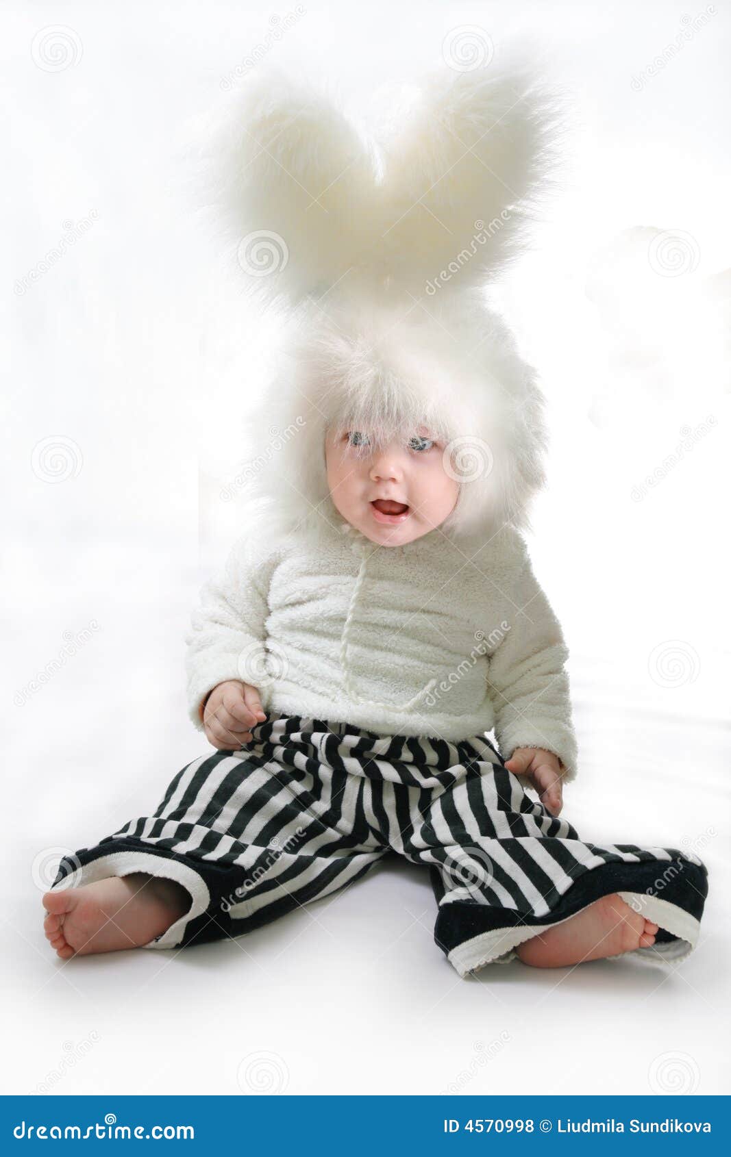 Boy White Downy Bunny Costume Stock Photos - Free & Royalty-Free Stock ...