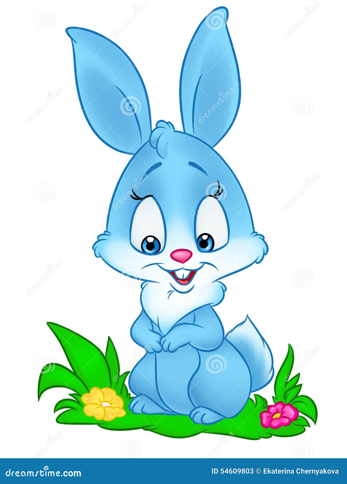 Bunny cartoon illustration stock illustration. Illustration of merry ...
