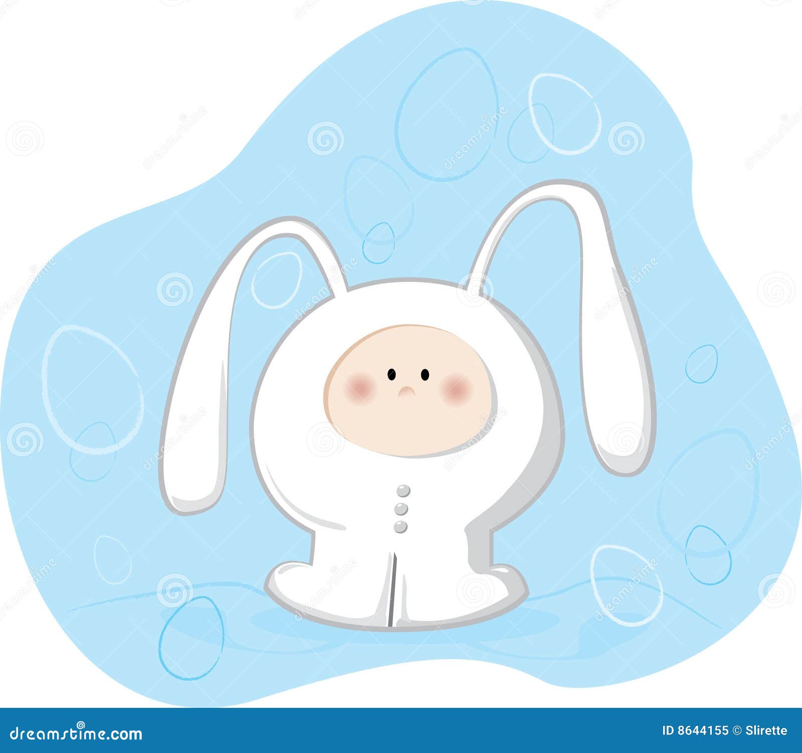 Bunny Costume stock vector. Illustration of costume, cartoon - 8644155