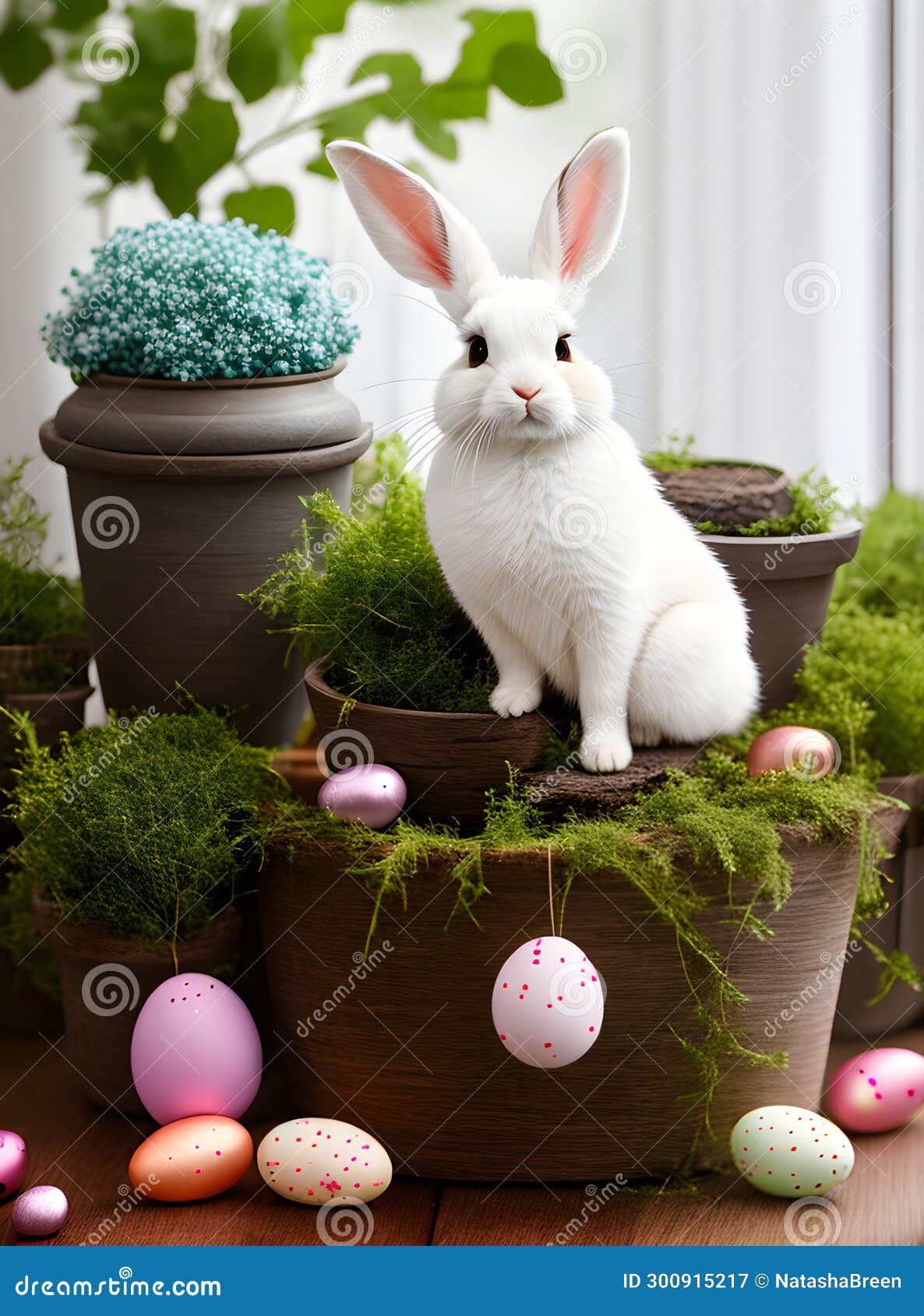 Bunny Easter Cozy Detailed Focused Highquality. Stock Illustration ...