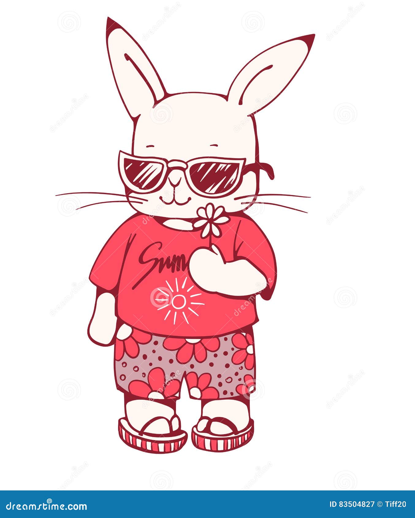 Bunny stock vector. Illustration of childhood, bunny - 83504827