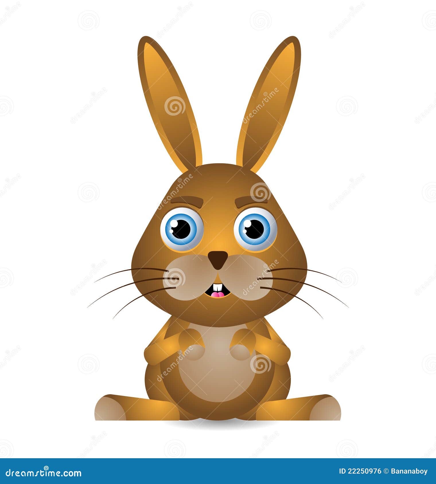 Bunny rabbit stock vector. Illustration of body, cute - 22250976